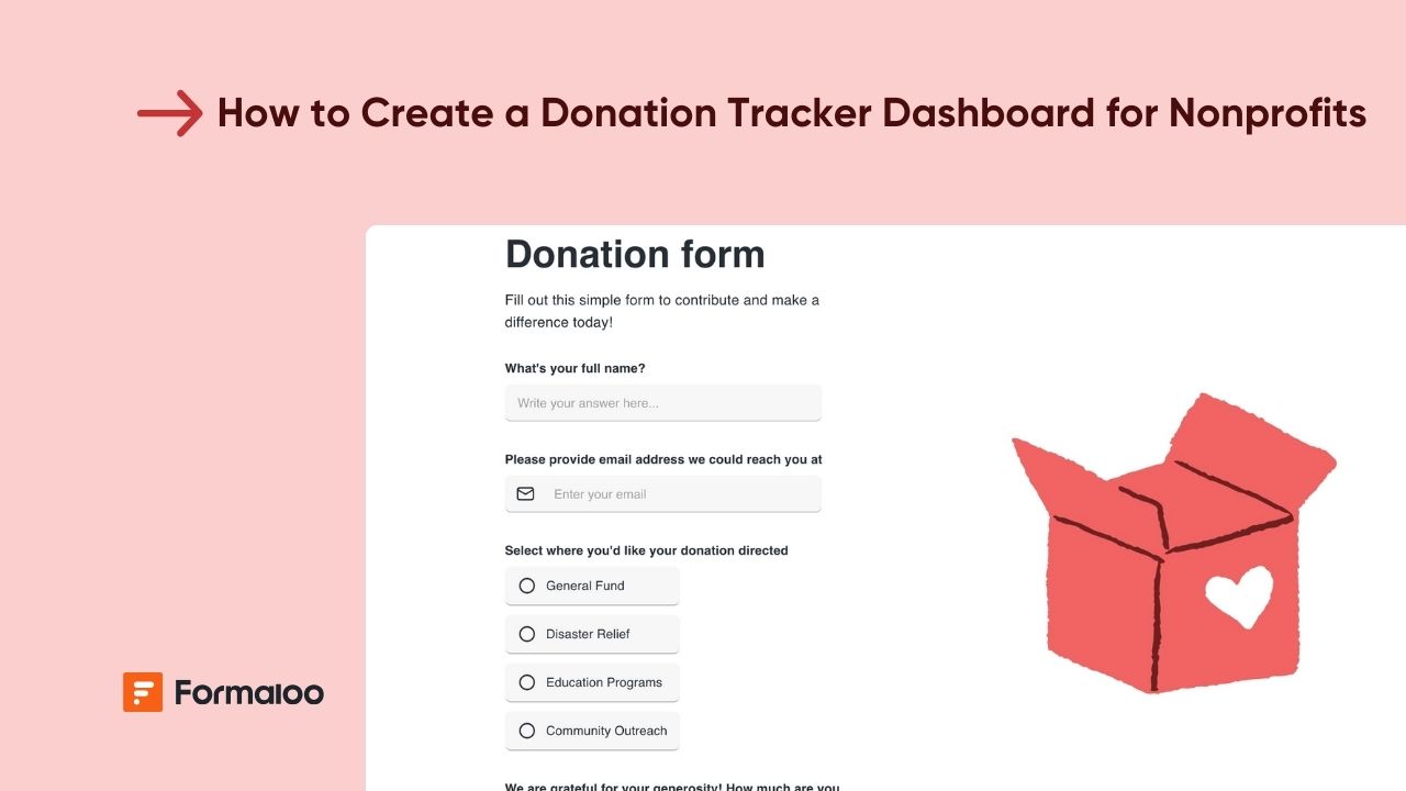How to Create a Donation Tracker Dashboard for Nonprofits - Formaloo